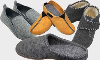 HJEMMESKO DAME. Køb billige sutsko dame. Uld og filt indesko til damer - 1